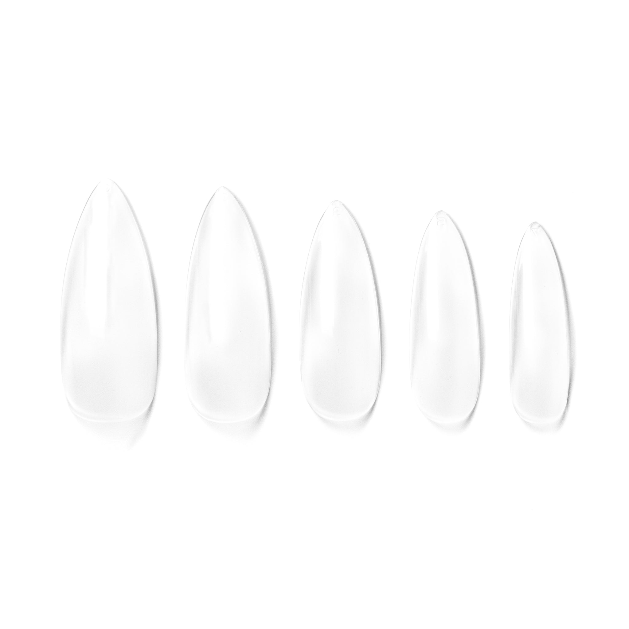 Clear Stiletto Shape Press On Nails Full Kit Including Glue FACILE Clear Stiletto Shape Press On Nails Full Kit Including Glue FACILE